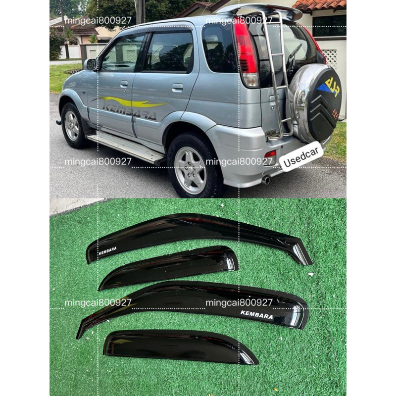 Perodua Kembara (1998-2008) Big (10cm Width) Window Door Visor | Shopee ...