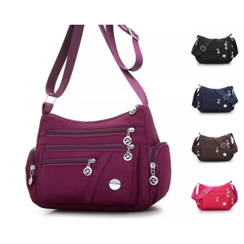 Beg Tangan Nilon Kalis Air Wanita Perempuan Waterproof Woman Handbag ...