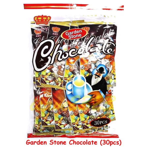 HALAL KHY Garden Stone Chocolate Chewy Candy / KHY Gula Batu Chocolate ...