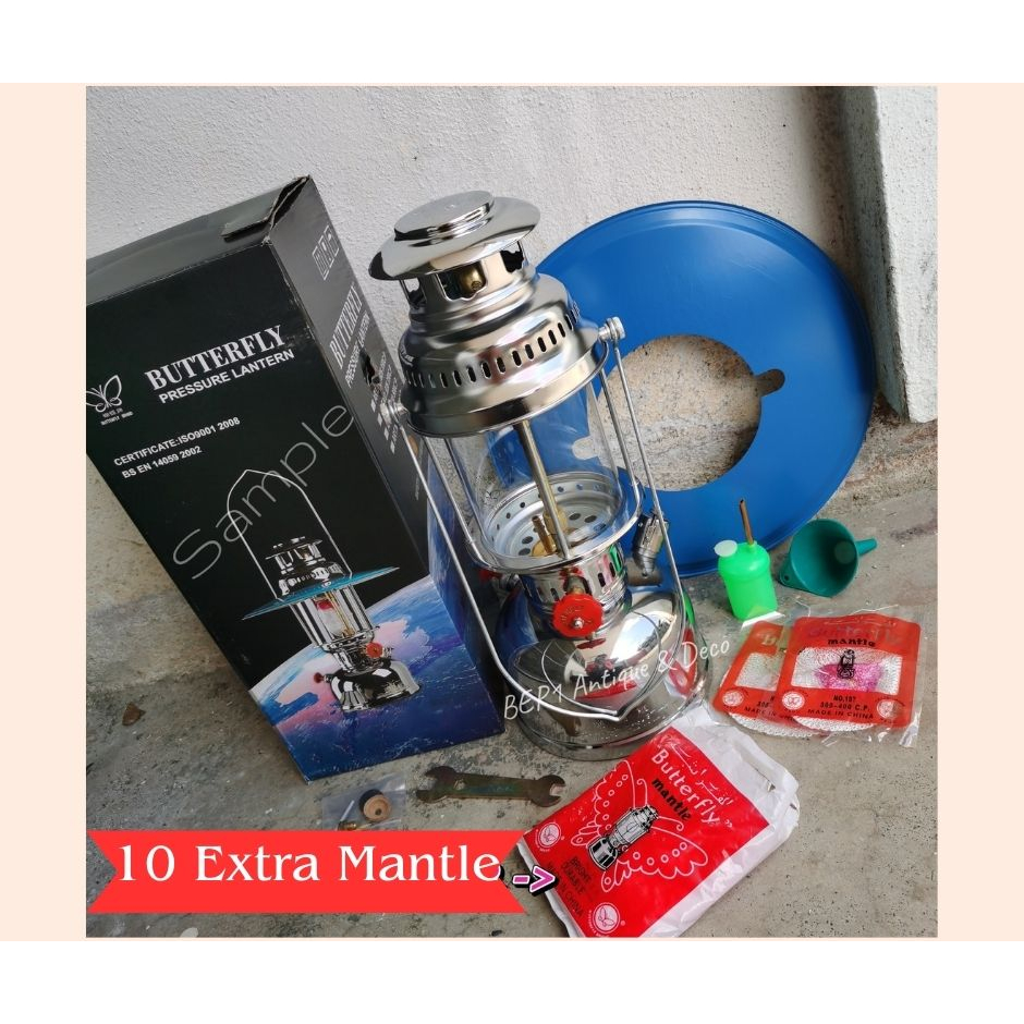 Lampu Gasoline Kerosene Lantern Camping Butterfly Vintage Deco Lamp ...