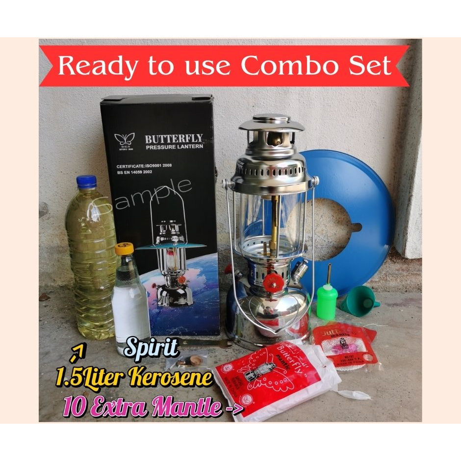 Lampu Gasoline Kerosene Lantern Camping Butterfly Vintage Deco Lamp ...