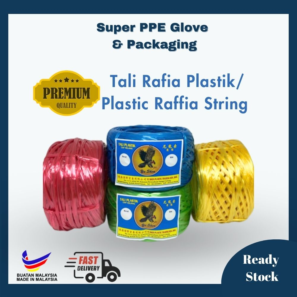 Premium Kualiti Tali Rafia Plastik Kuat Tali Ikat Serbaguna Tahan Lasak ...