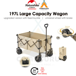 Naturehike TC02 Folding Trolley 197L Camping Self-Driving Portable ...
