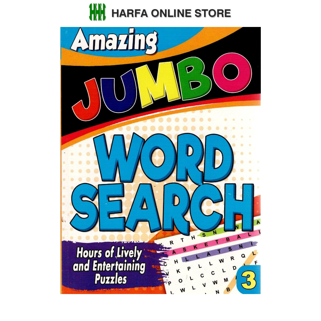 Amazing Jumbo Word Search Book 3 ( Hours Of Lively And Entertaining ...