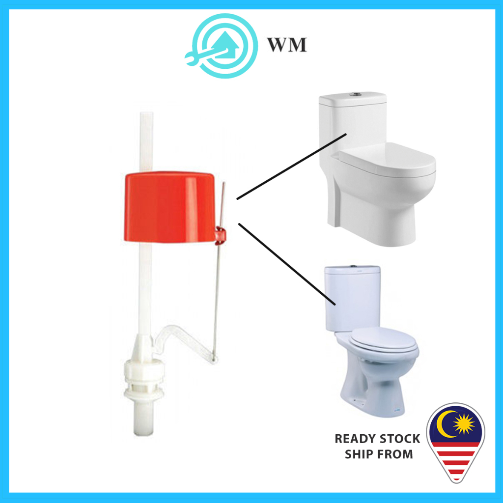 TECHPLAS Compact Bottom Inlet Valve For Wash Closet Cistern Parts ...