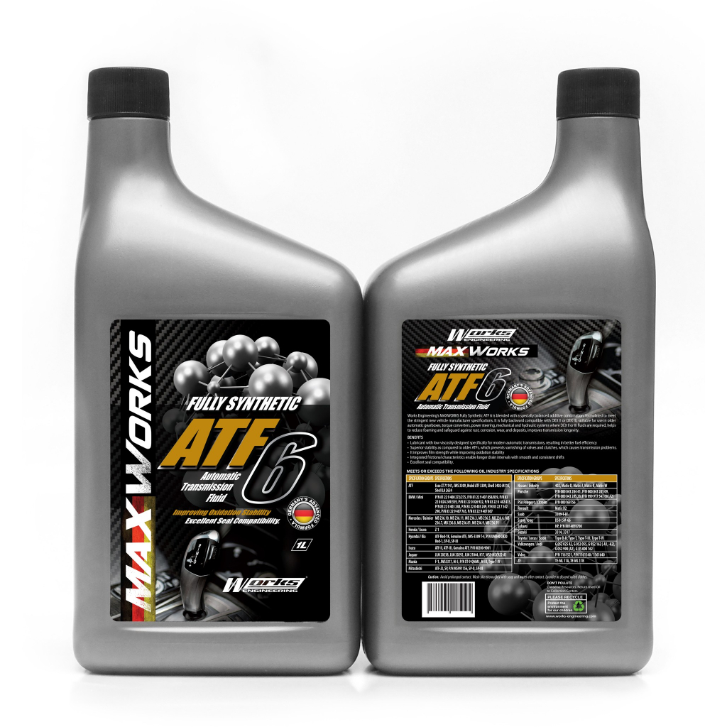 Maxworks Fully Synthetic ATF 6 Fluid (1L) | Shopee Malaysia
