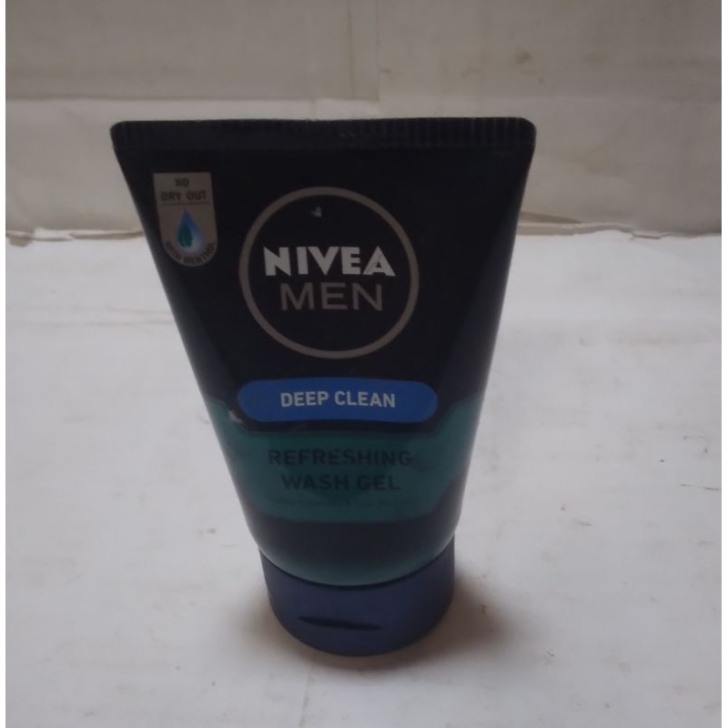 Nivea Men Deep Clean Refreshing Wash Gel 100ml | Shopee Malaysia