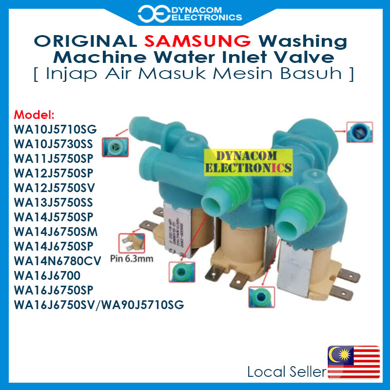 SAMSUNG Washing Machine Water Inlet Valve [Injap Air Masuk Mesin Basuh ...