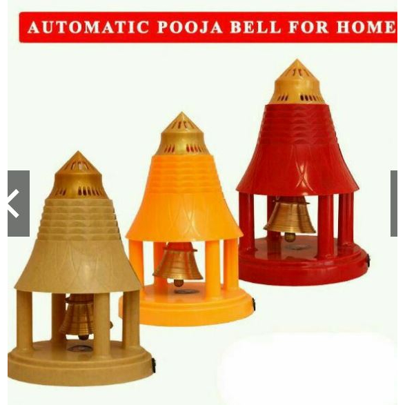 POOJA BELL INDIAN AUTOMATIC FOR SMALL TEMPLES WITH STAND | Shopee Malaysia