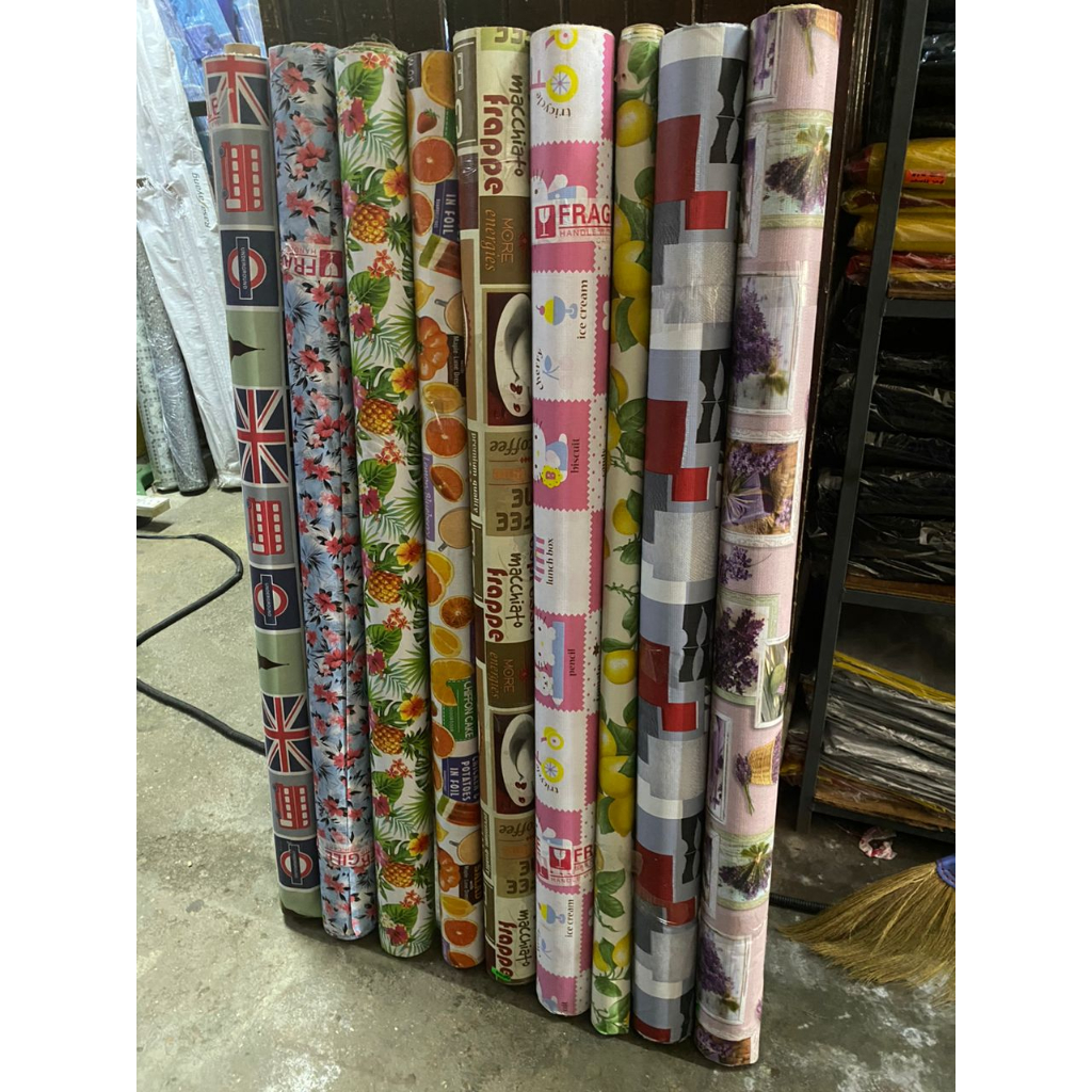 ALAS MEJA BY ROLL SAIZ 1.37M X 25METER / PELAPIK MEJA PELBAGAI CORAK ...