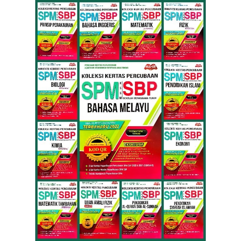 BUKU LATIHAN - KOLEKSI KERTAS PERCUBAAN SPM SBP KSSM 2023 ( MAHIR ...