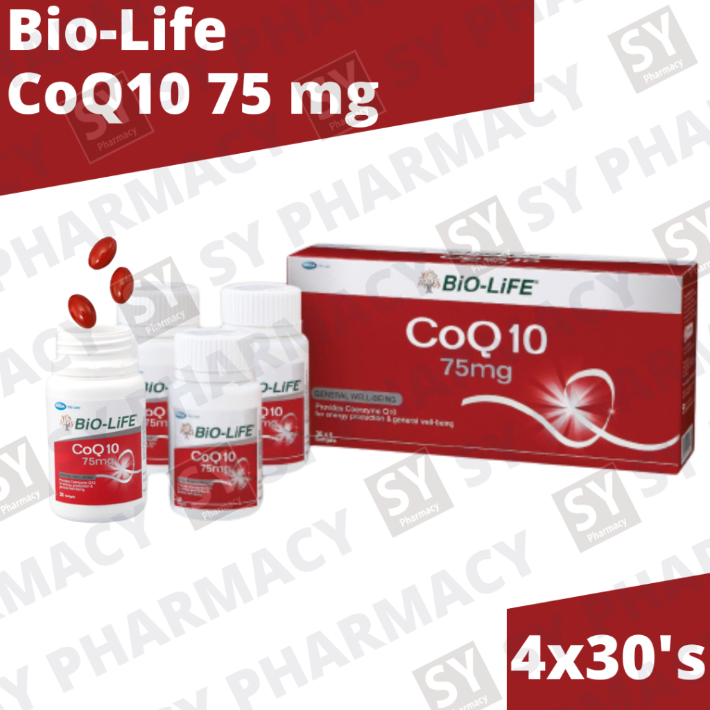 Bio-Life CoQ10 75mg 4x30's (Exp: 04/2026) | Shopee Malaysia
