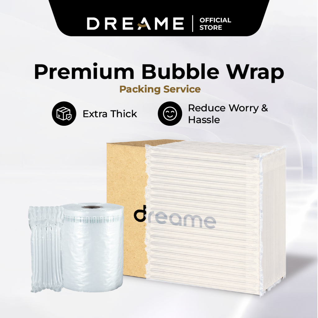 Dreame Premium Extra Layer Protection | Inflatable Bubble Packing ...