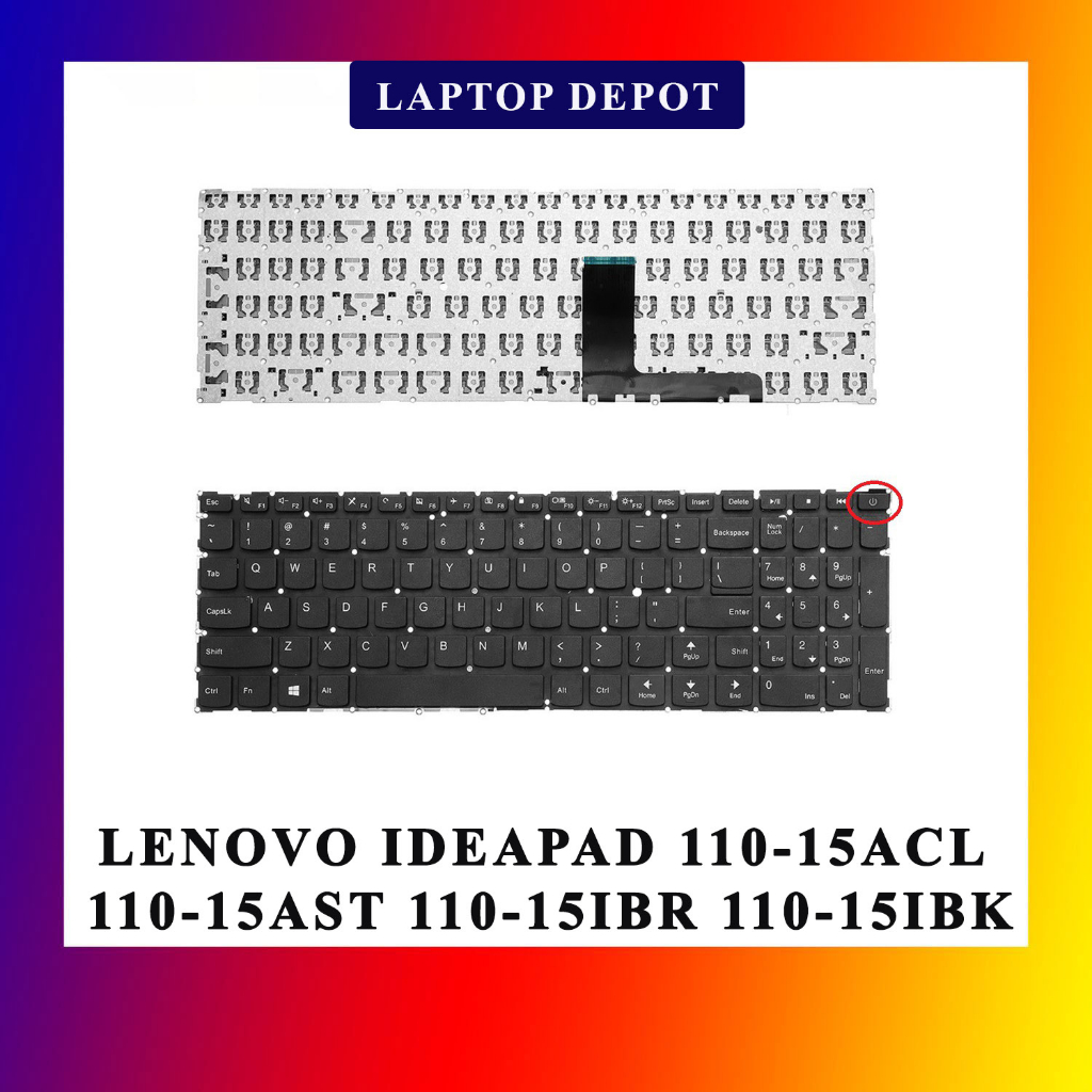 LENOVO IDEAPAD 110-15ACL 110-15AST 110-15IBR 110-15IBK 110-TOUCH-15ACL ...