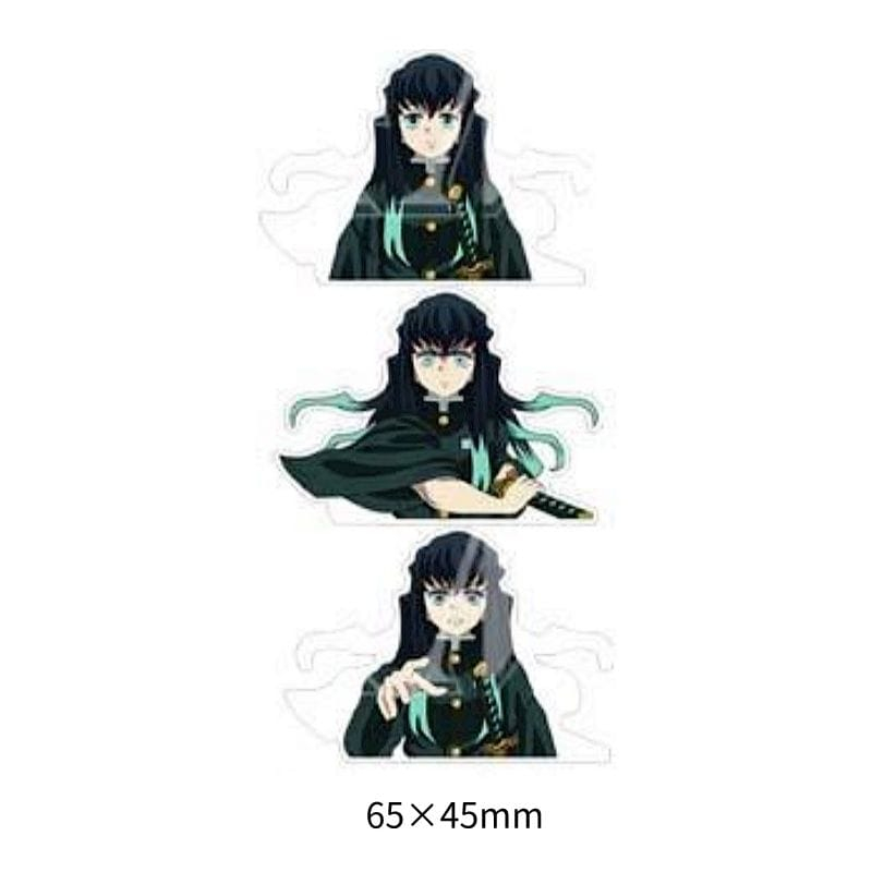 Demon Slayer Series Small Mobile Laptop 3D Anime Motion Stickers ...