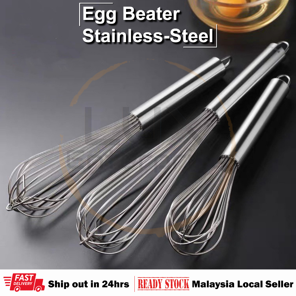 🔥READY STOCK🔥SHIP OUT IN 24HR🔥 Stainless-Steel Manual Egg Beater Egg ...