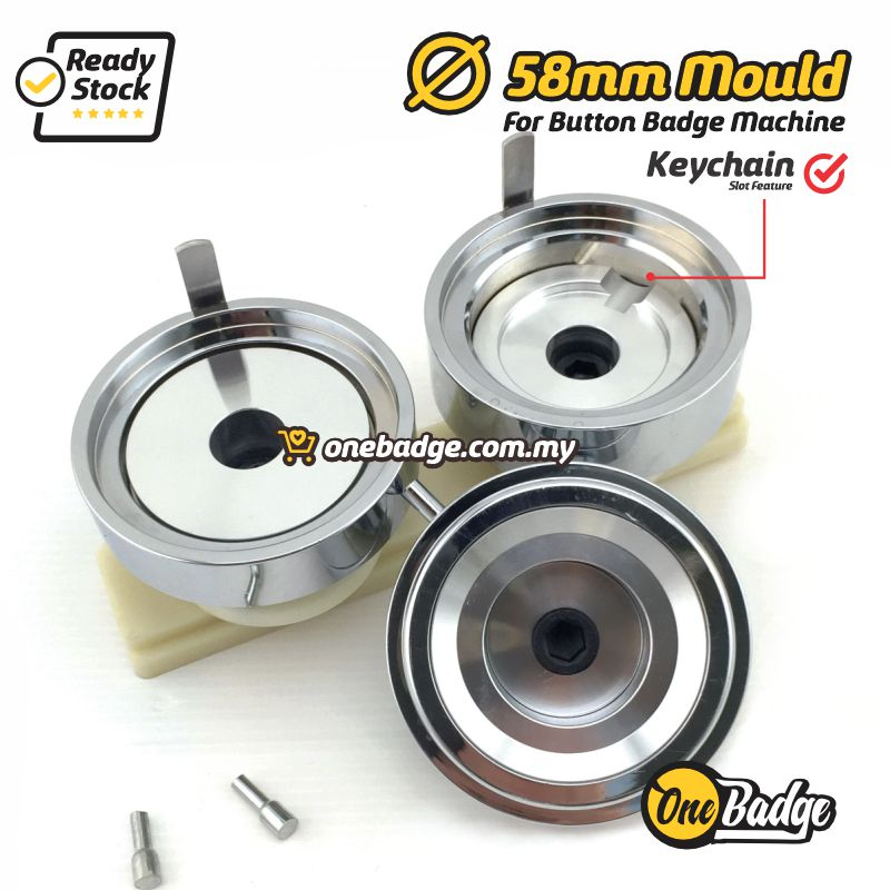 Button Badge Mould 58mm | Mould For Button Badge Machine | 58mm Button ...