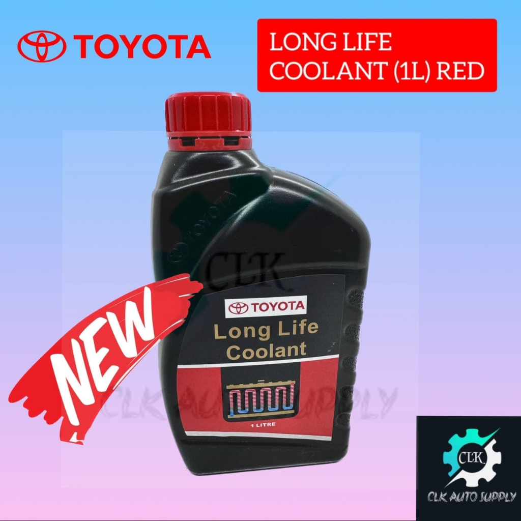 TOYOTA ANTIFREEZE LONG LIFE COOLANT 1L PROTON PERODUA HONDA HYUNDAI KIA ...