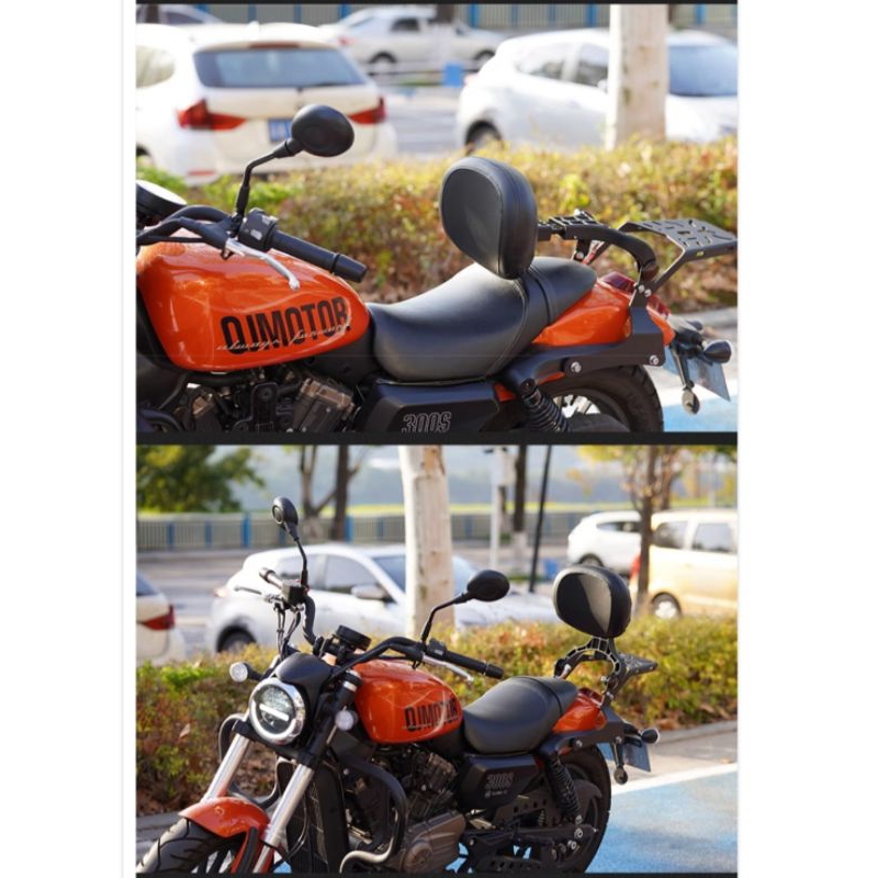 Applicable Backrest QJMOTO SRV250 Telescoping backrest fold behind ...