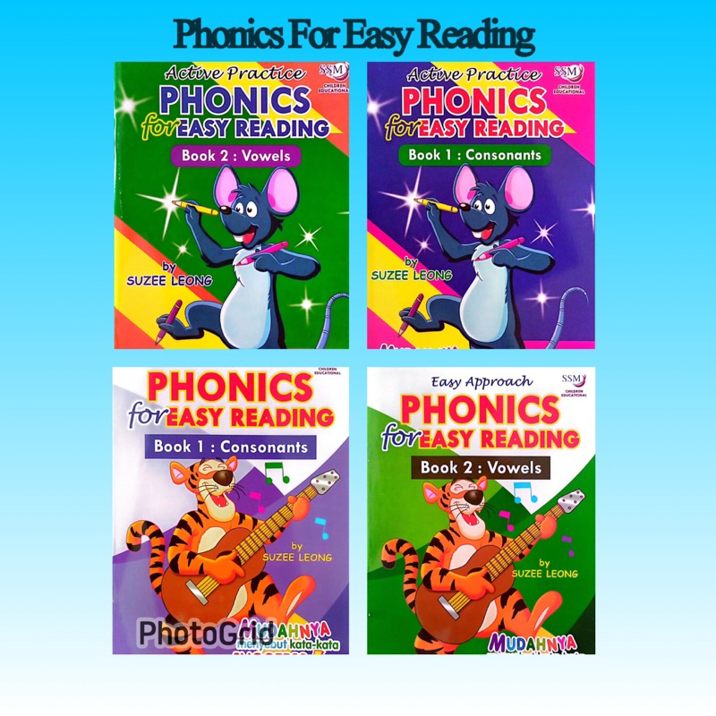 SSM • Phonics For Easy Reading Set ( 4 Books ) | Shopee Malaysia