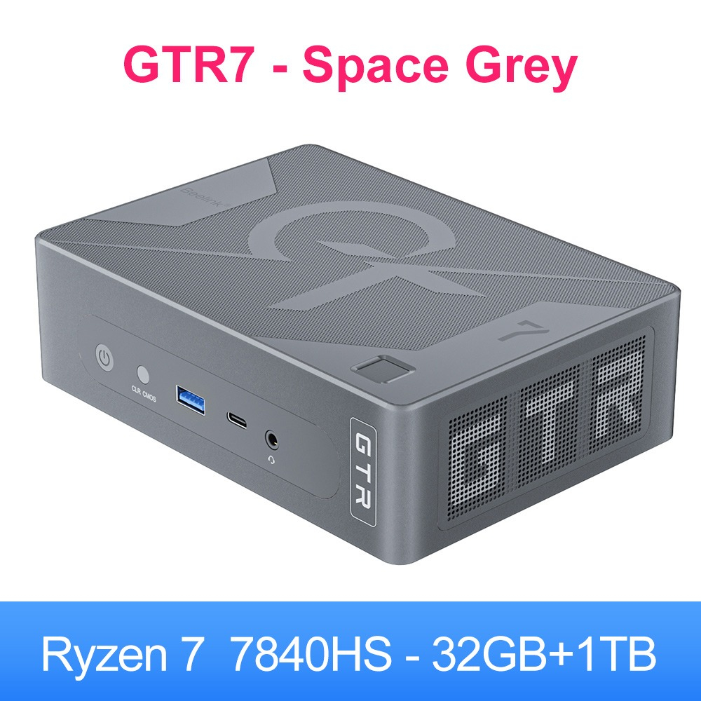 Beelink GTR7 Pro Mini PC AMD Ryzen 9 7940HS Windows 11 DDR5 RAM 32GB 1TB NVME SSD WiFi HDMI ...
