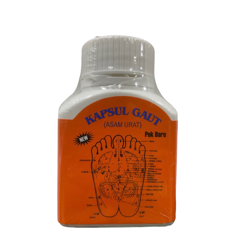 KAPSUL GAUT ( ASAM URAT ) Original [ Isi : 60 biji ] Pek Baru | Ready ...
