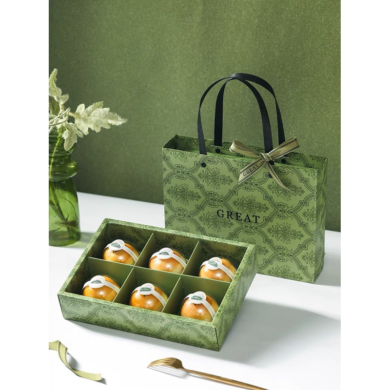 Raya box/6cavity 80g月饼盒/2023 Mid Autumn box/Mooncake Box/Tradition ...