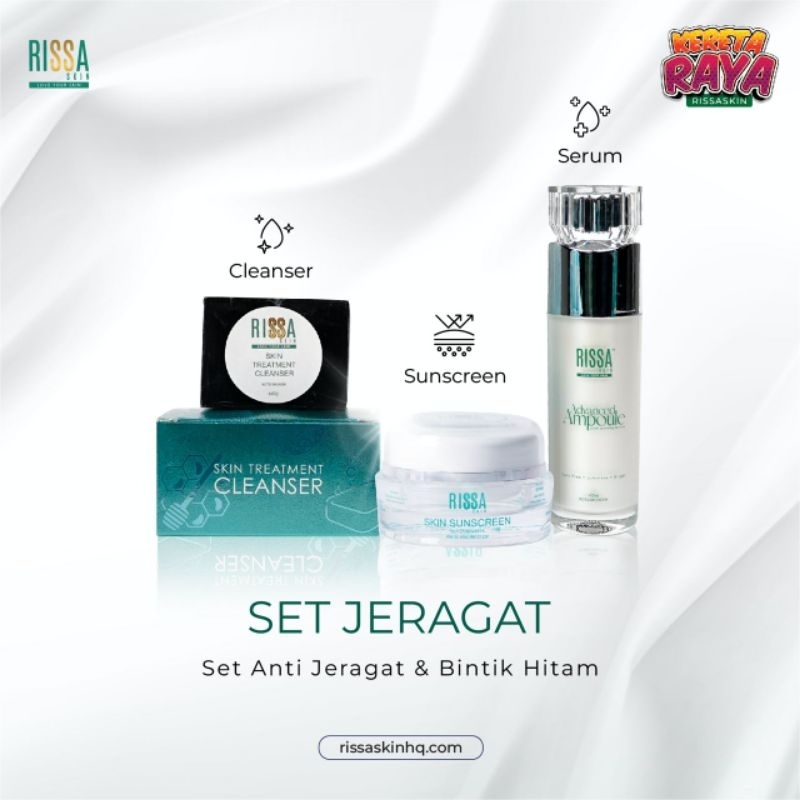 RISSA SKIN HQ FULL SET LARGE + FREE GIFT (NOT INCLUDED MOISTURSER ...