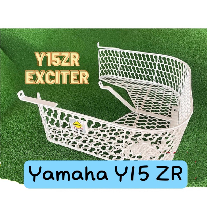Raga Besi KACANG 88 PUTIH / WHITE Iron Basket Yamaha Y15ZR / Y15 EXCITER / LC150 / Ysuku 💥 ...