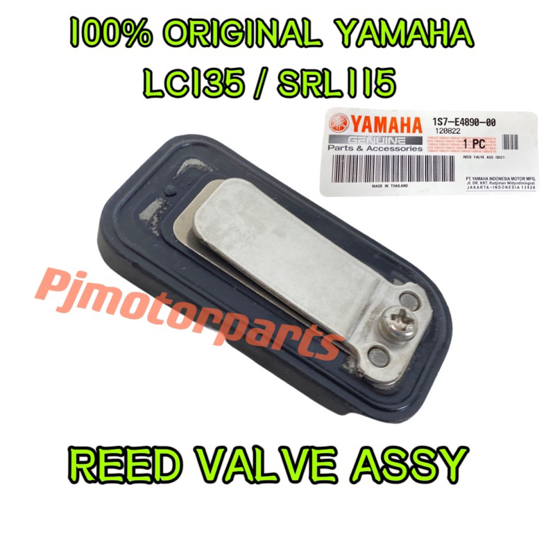 LC135 V1-V7 / SRL115 ( 100% ORIGINAL YAMAHA ) REED VALVE ASSY CYLINDER ...