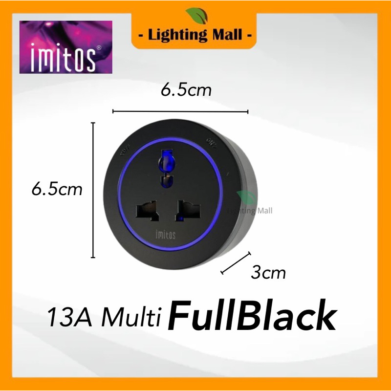 GEN 2 imitos Power Track Socket Surface Switch 32A Power Line Long Flat ...