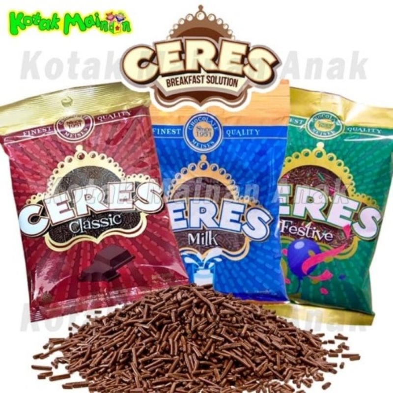 Coklat Meses Butir Ceres Classic Chocolate Meises | Shopee Malaysia