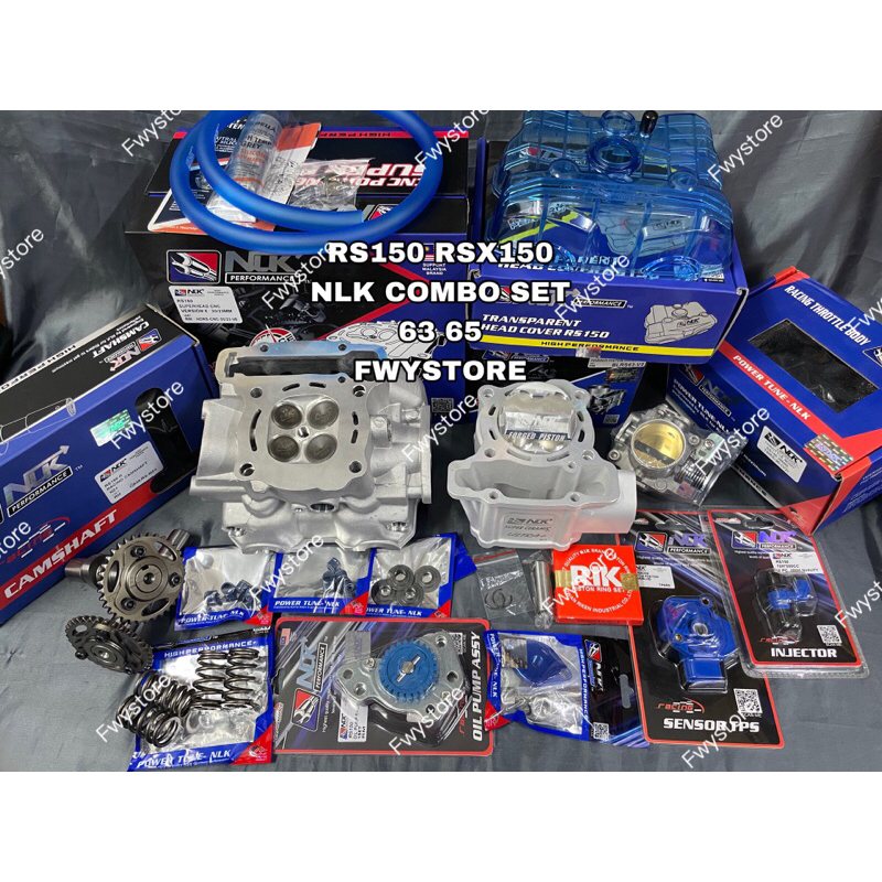 RS150 RSX150 NLK SUPER HEAD CNC PORTING COMBO SET SUPER BLOCK 20/23 22/ ...