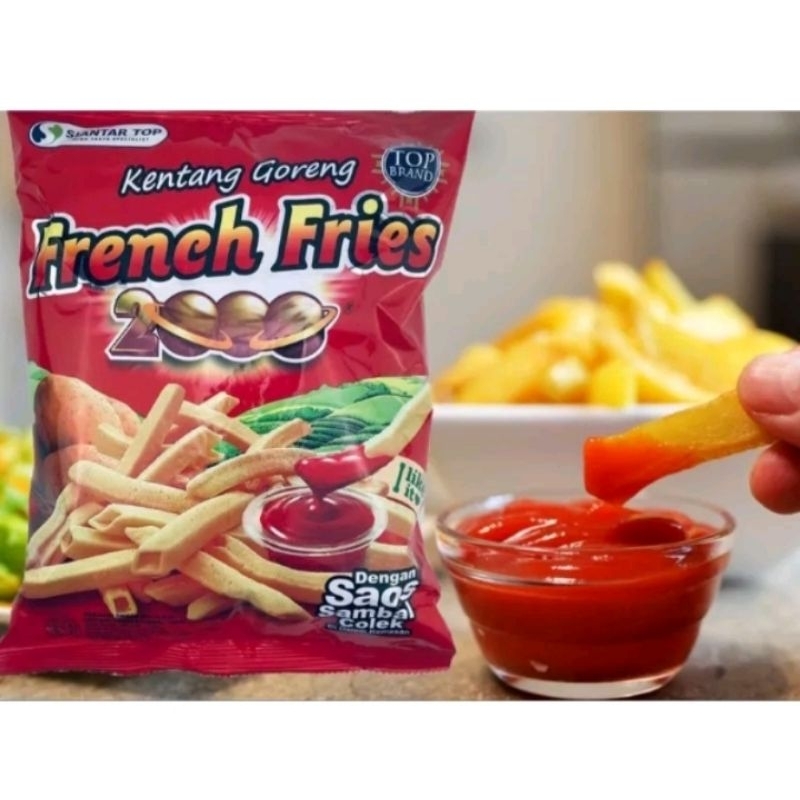 French fries 2000/kentang goreng saiz besar 65g | Shopee Malaysia