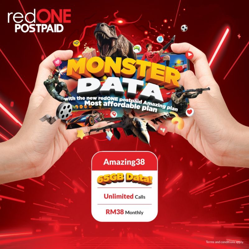 redONE Sim Amazing38 Data 50GB+Unlimited Calls to all networks (Choose ...