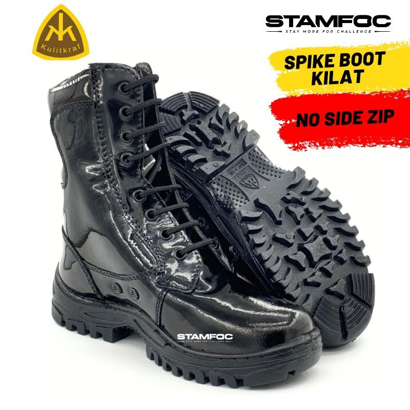 BRJ 5020 SPIKE BOOT KILAT EVERSHINE KULITKRAF ATM ASKAR TENTERA DARAT ...