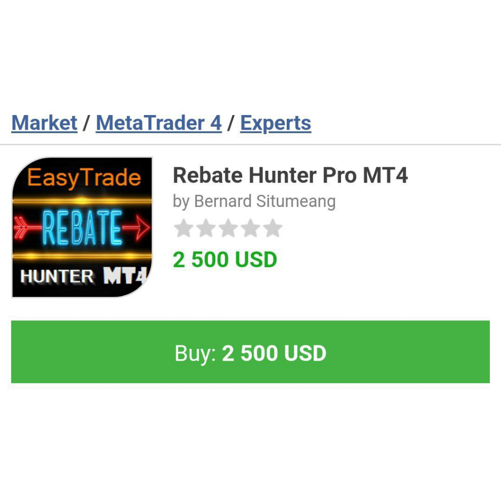 REBATE HUNTER PRO MT4 AND MT5 | Shopee Malaysia