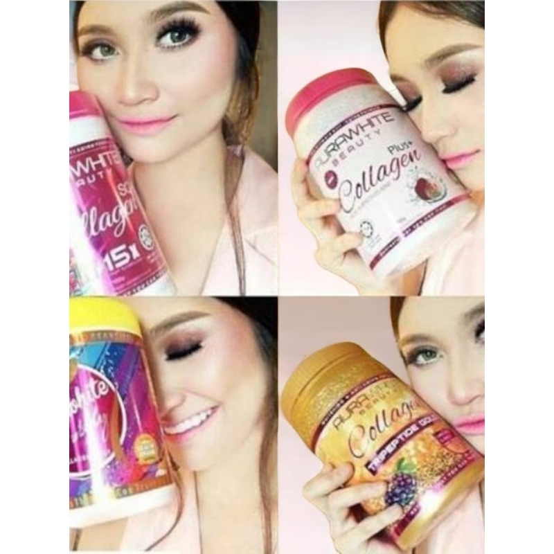 AURA WHITE Collagen Plus / Gold / Sparkle Diamond 100% | Shopee Malaysia