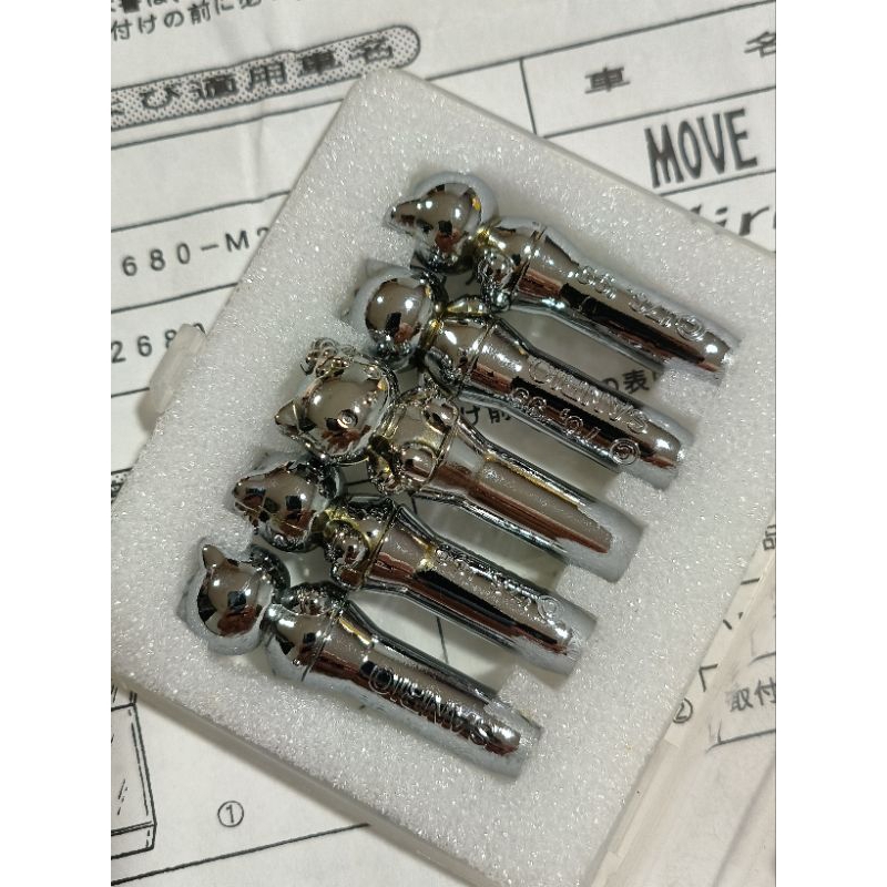 💯 🇯🇵 🆕 Daihatsu Move L9 / L9RS / Hello Kitty Chrome Door Pin 5pcs ...