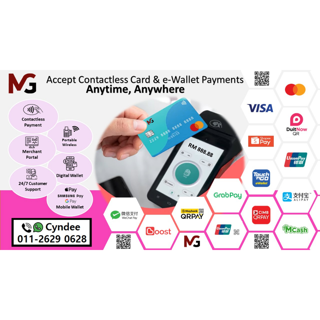 All-In-One Wireless Visa/Mastercard & e-Wallets Digital Payment ...