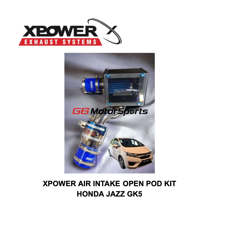 Honda Jazz GK5 2014-2020 With Open Pod Filter - Xpower Air Intake ...