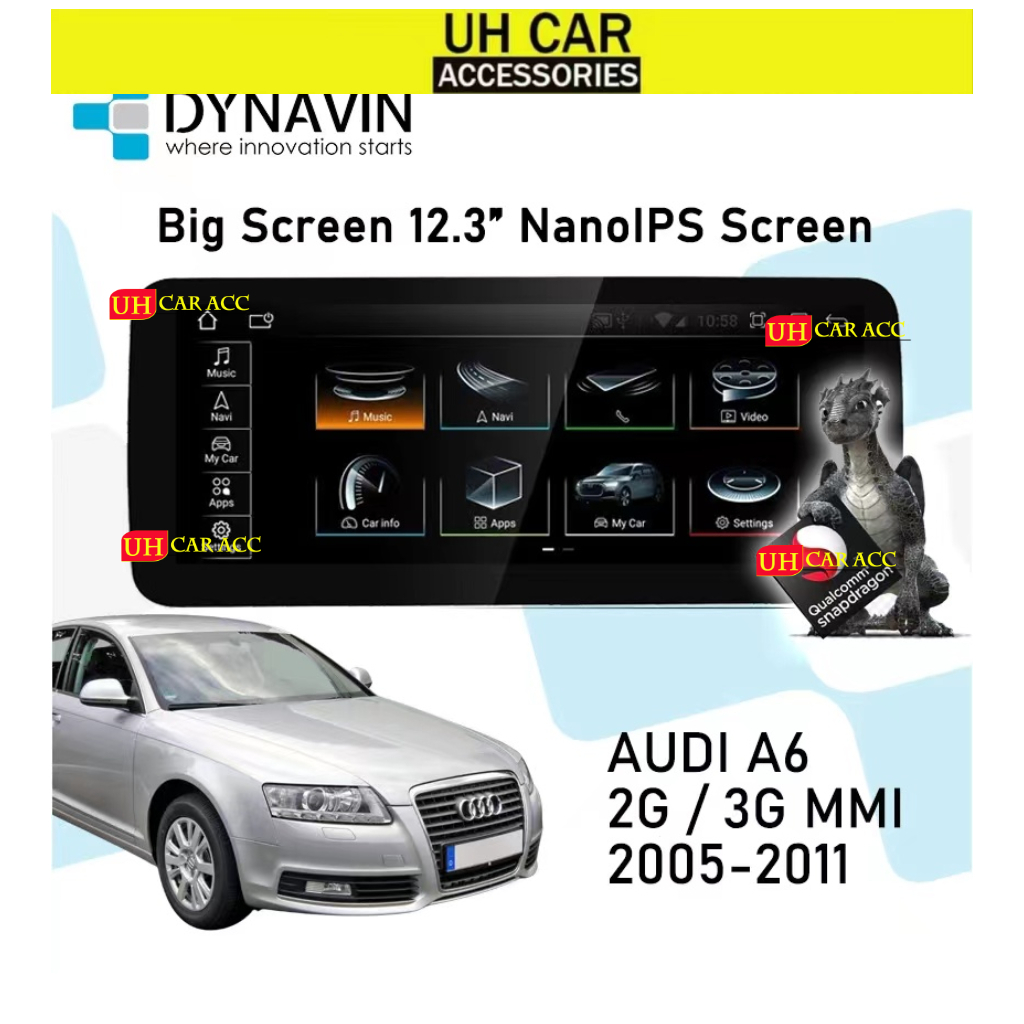 Dynavin Audi Q7 2M/3G MMI OEM Android System Screen (12.3") | Shopee ...
