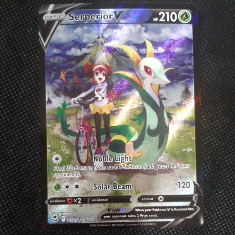 Pokemon Card TCG : Silver Tempest Trainer Gallery : Serperior V TG13 ...