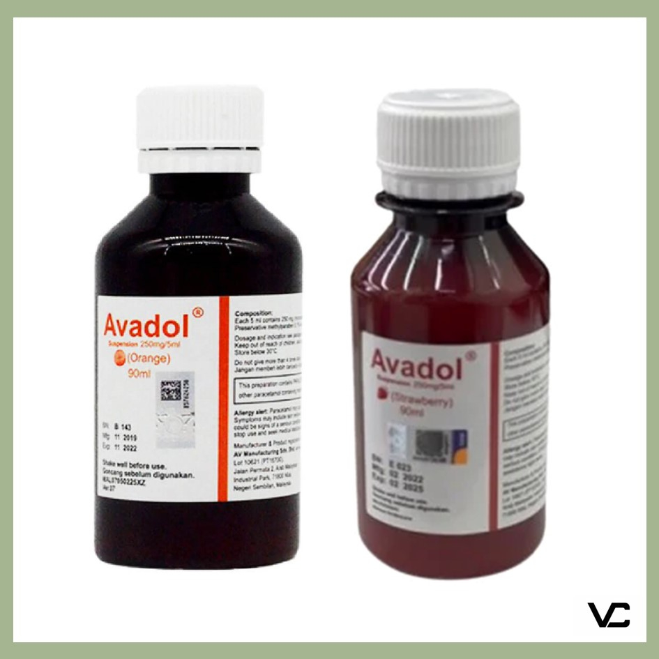 AVADOL SUSPENSION 250MG/5ML 90ML [EXP:NOV 2027] | Shopee Malaysia