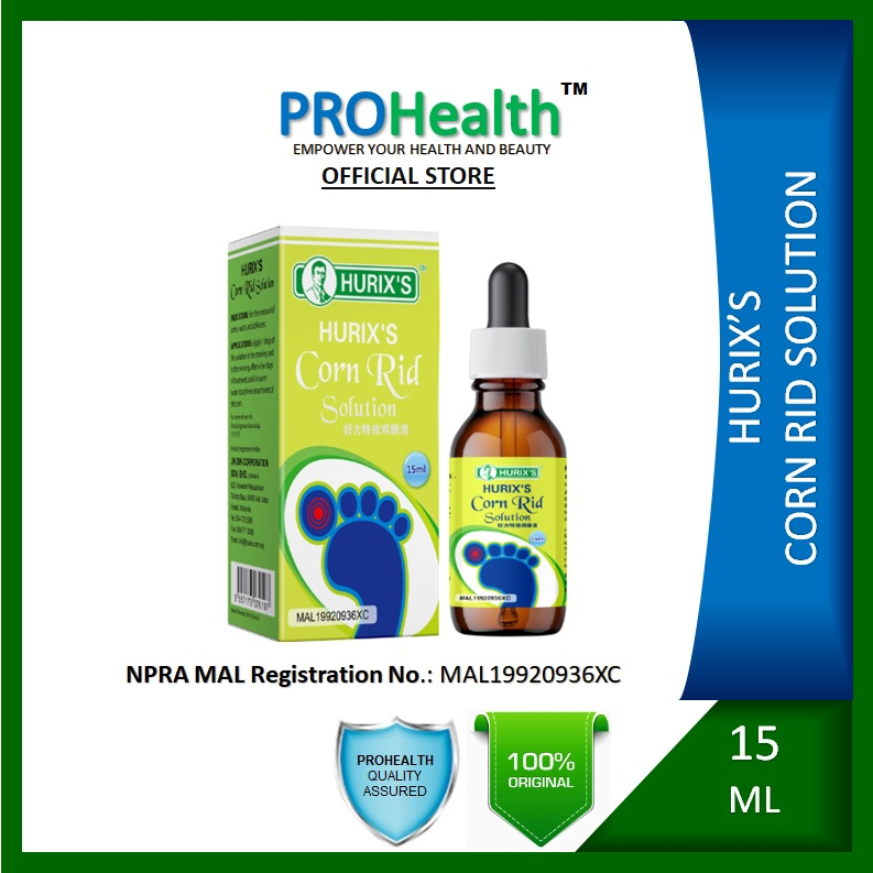 HURIX'S CORN RID SOLUTION 15ML EXPIRY:01/2026 | Shopee Malaysia