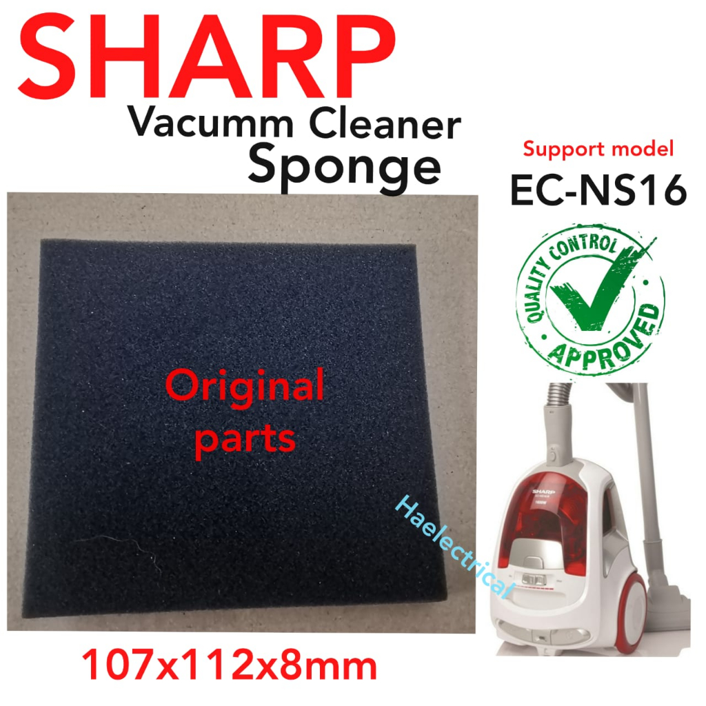 (Original Parts) Sharp Vacuum Filter Sponge EC-NS16 (1PCS) | Shopee ...