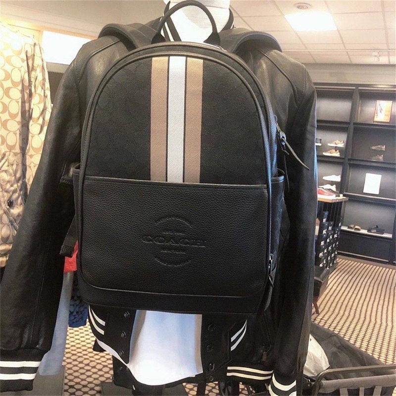 Coach Thompson Backpack in Signature Jacquard | Shopee Malaysia