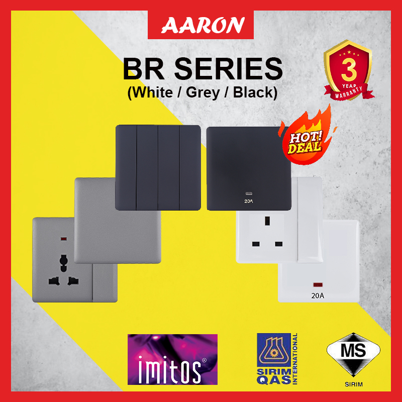 Imitos Switch suis BR Series socket Wall Switches Slim Modern Design ...