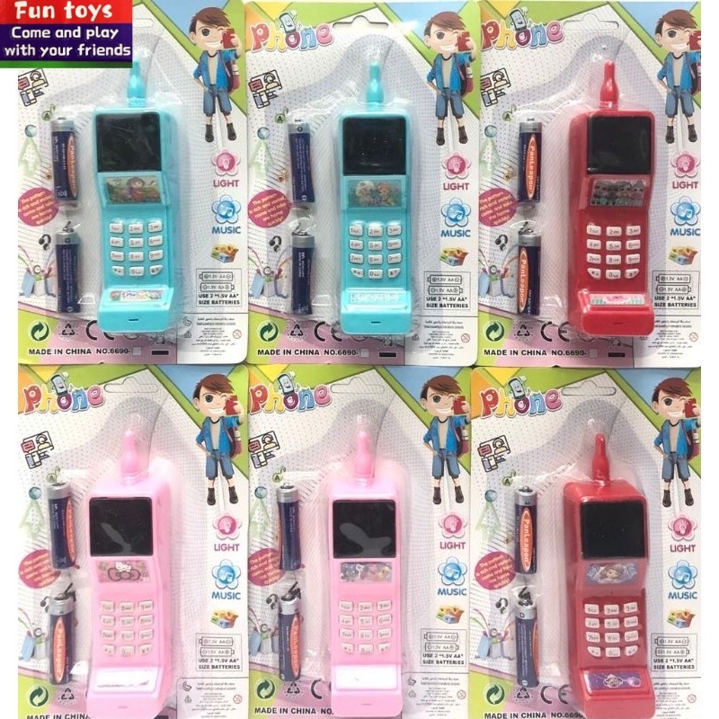 NEW TOY FOR KIDS 8152-C CARTOON PHONE MAINAN KANAK-KANAK TELEFON ...