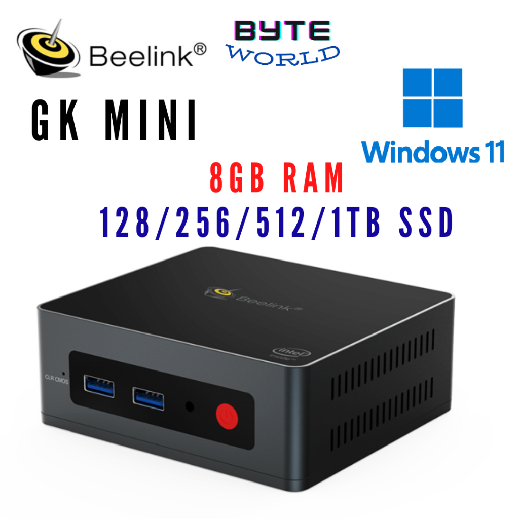Beelink GK Mini Mini PC Intel J4125 8GB DDR4 RAM 1TB SSD Windows 11 ...